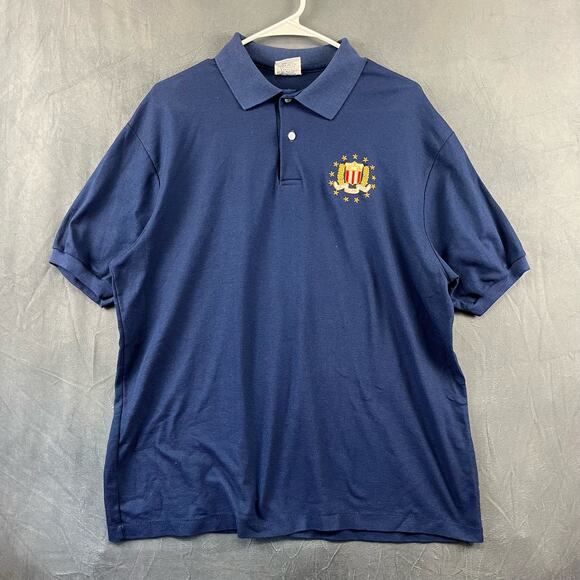 Screen Mates | Shirts | Vintage Screen Mates Crest Xl Polo Shirt ...